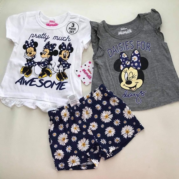 Disney | Matching Sets | Disney Minnie Mouse Cute Shorts Set | Poshmark
